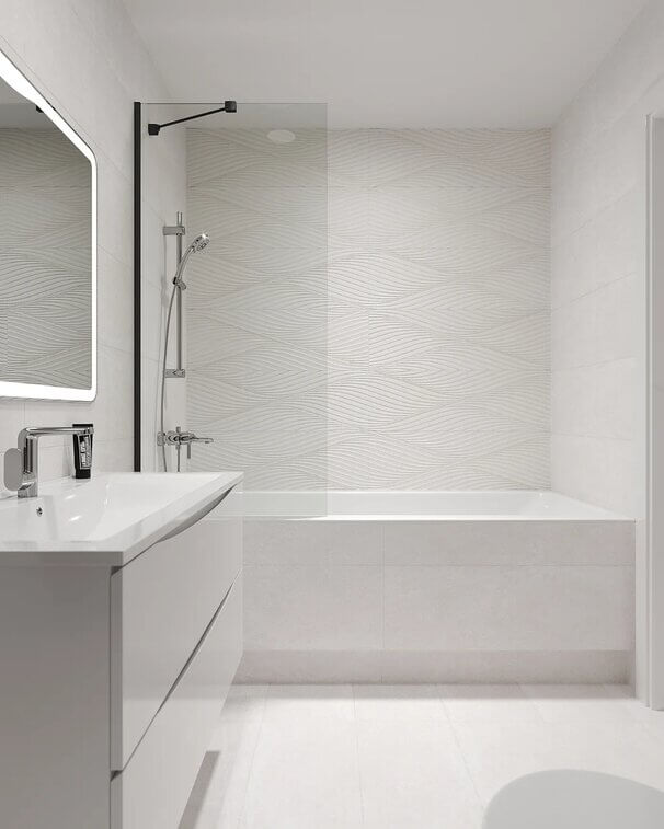 Санузел №28266 под мрамор в Москве - КЕРАМ МАРКЕТ®