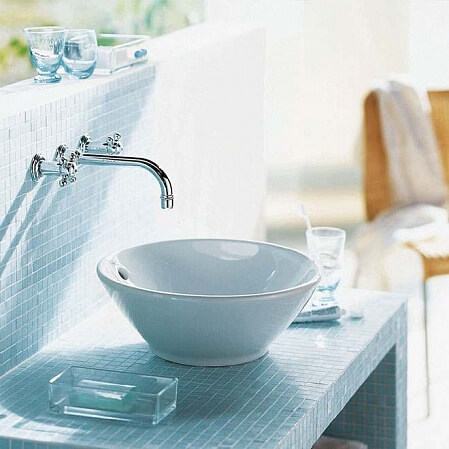 Раковина накладная Duravit Bacino 0325420000, цвет белый купить в КЕРАМ ...