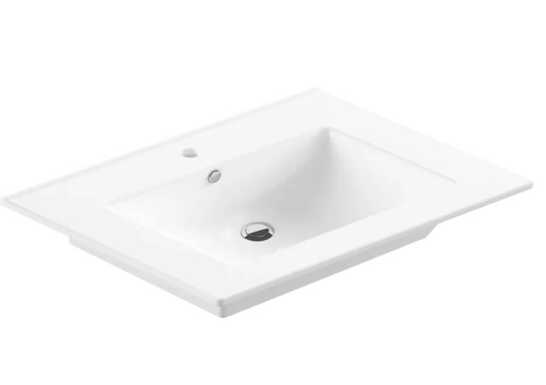 Раковина встраиваемая Stworki Quadro 90 QDR90SLWB01, цвет белый купить в КЕРАМ МАРКЕТ®