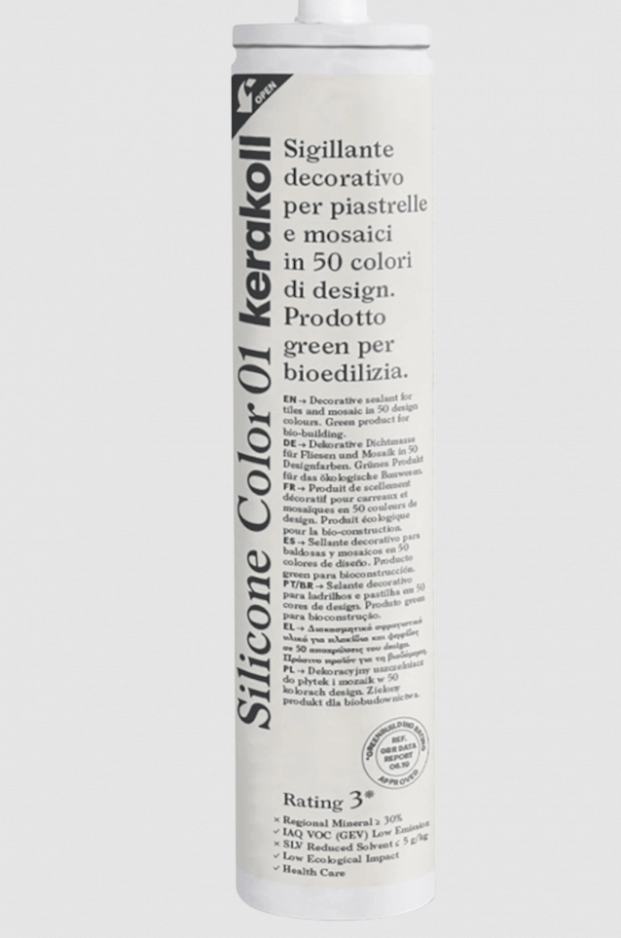 Герметик Kerakoll Silicone Color 310 мл. (Transparent) купить в Москве