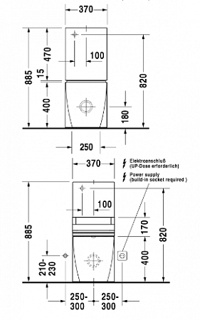 Бачок для унитаза Duravit Starck 2 0933000005 купить в Москве.