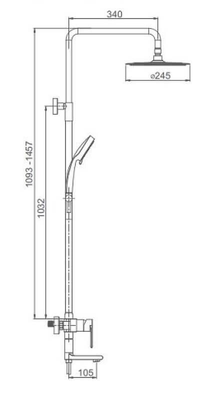 Душевая стойка Gappo G2499-20 купить в Москве.