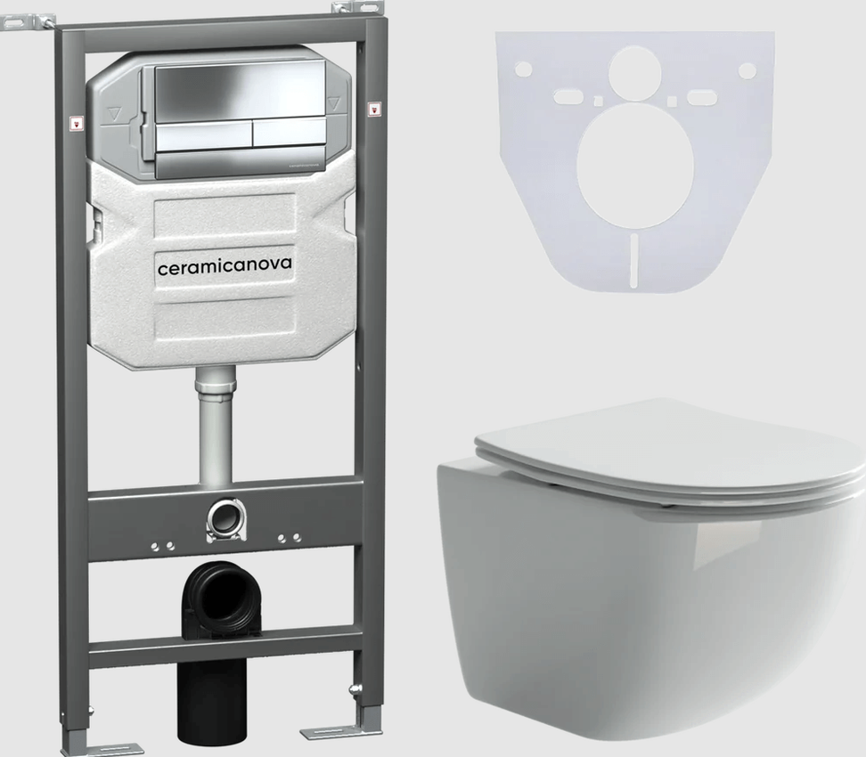 Готовый набор для WC Ceramica Nova Forma CN3009_1002CH_1000 в Москве ...