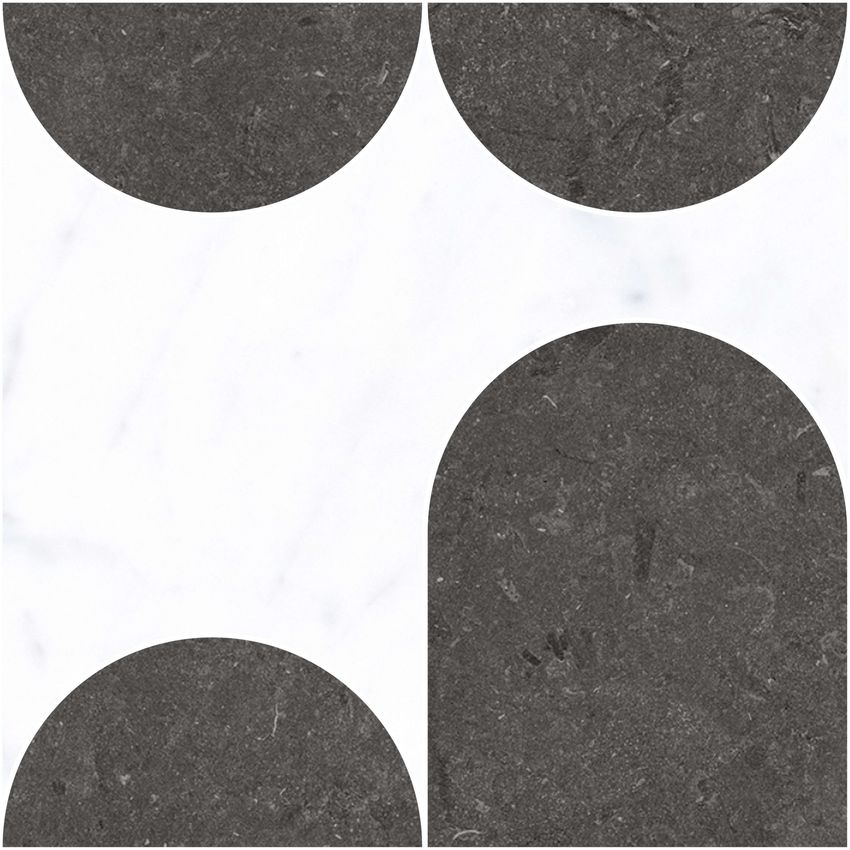 Мозаика 41zero42 Italic Mosaic Mix C, 30x30, под мрамор, чёрная, матовая в Москве купить в КЕРАМ ...