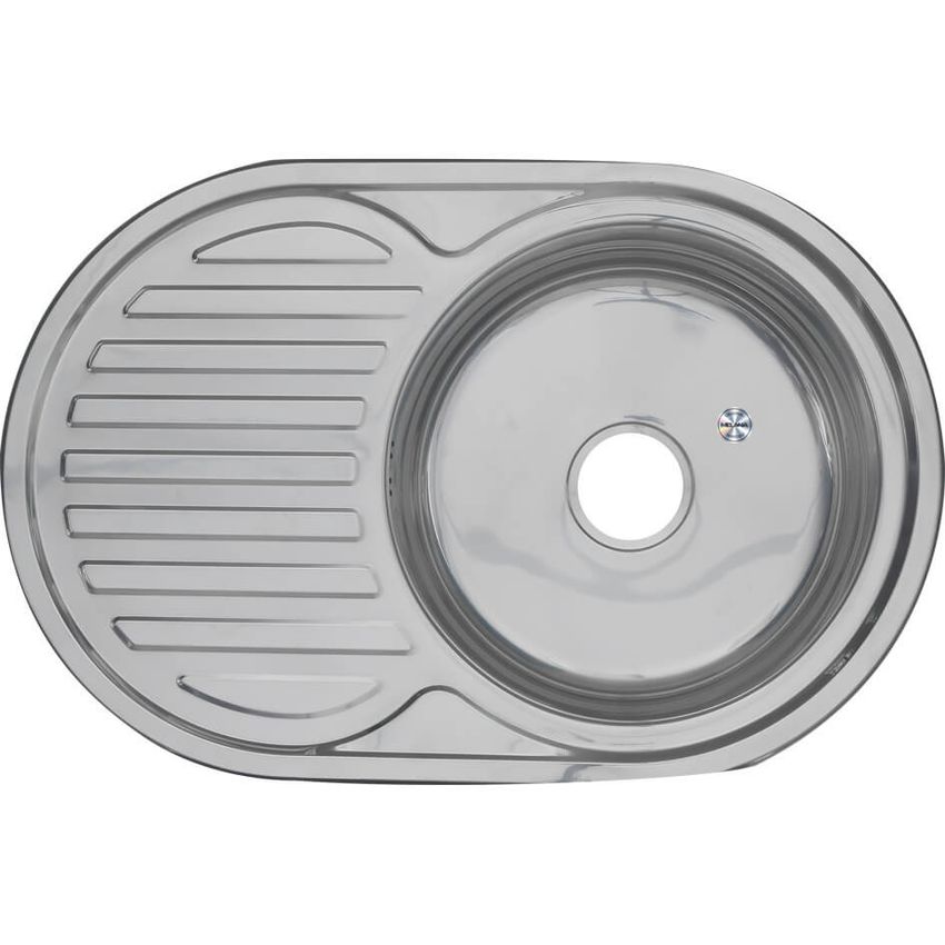 Кухонная мойка Melana 124 tb (*12), цвет хром купить в КЕРАМ МАРКЕТ®