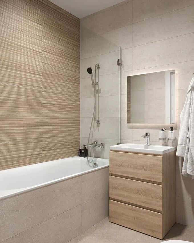 Настенная плитка Colorker Linnear Natural, 31.6x100, под дерево ...