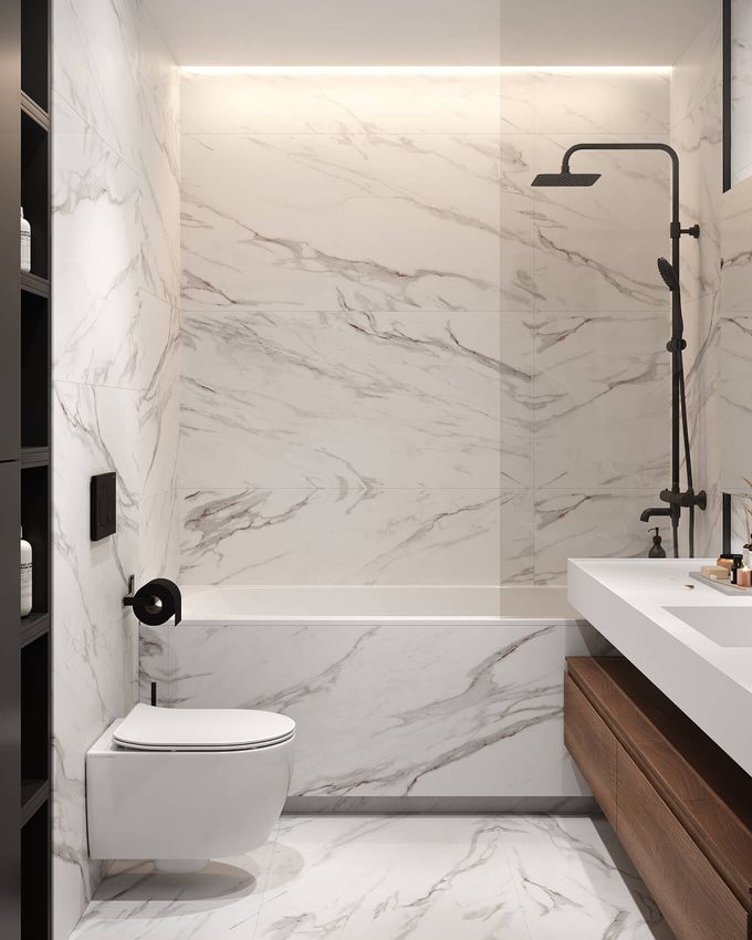 Керамогранит ARTCER Marble Alaska Rust 9 mm CARV, 60x120, под мрамор ...