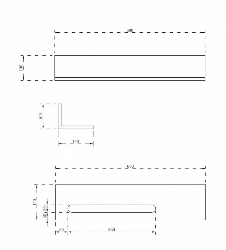 Полка для ванной комнаты Abber Stein AS1655 купить в Москве.