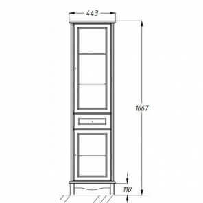 Шкаф-пенал Opadiris Омега 45 00-00001616 купить в Москве.