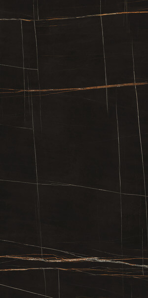 Керамогранит Ariostea Ultra Marmi Sahara Noir Luc Shiny, 75x150, под ...