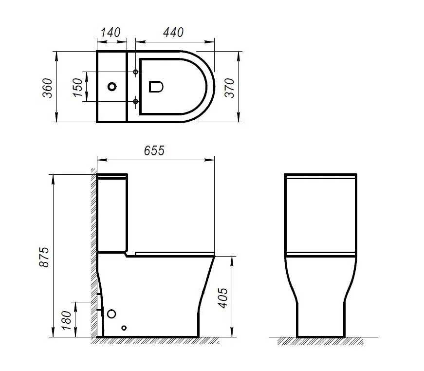 Унитаз напольный без бачка BelBagno BB340CPR купить в Москве.